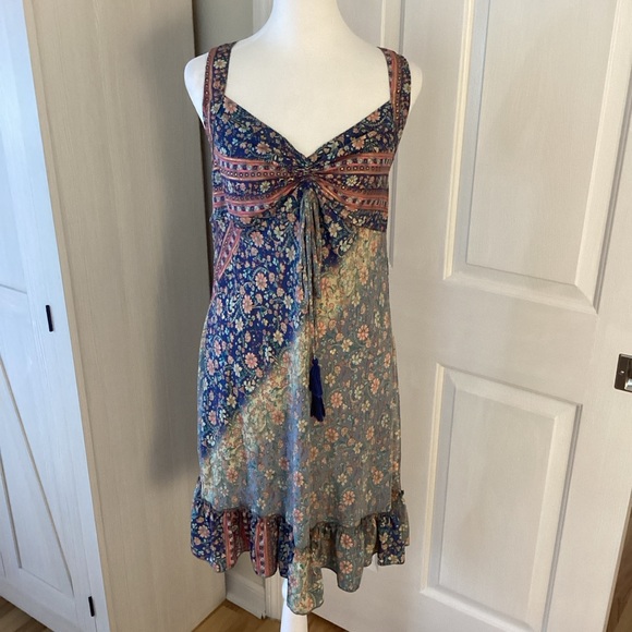 Earthbound Trading Co | Dresses | Earthbound Bohemian Floral Midi Dress ...